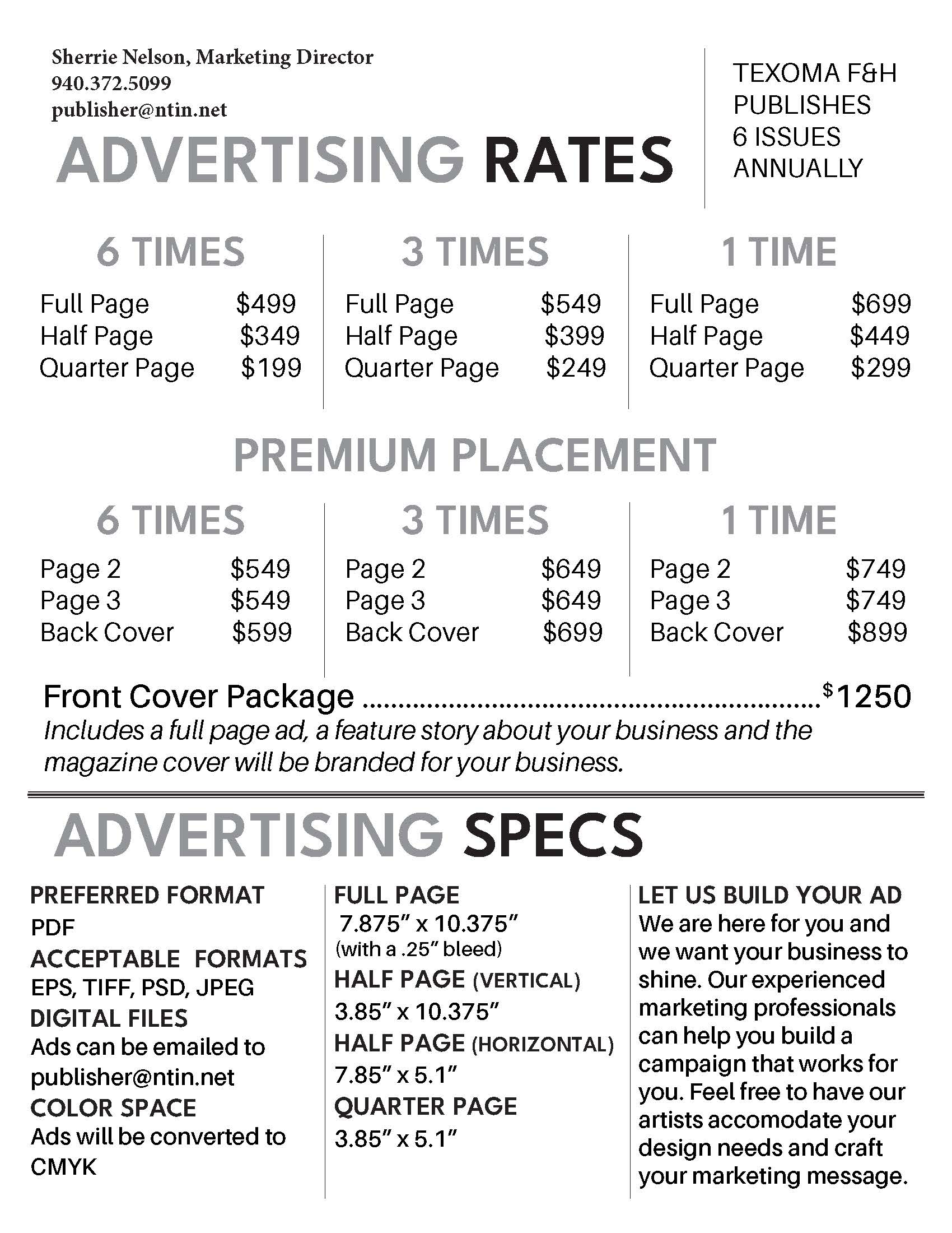 Media Guide – Texoma Farm & Home